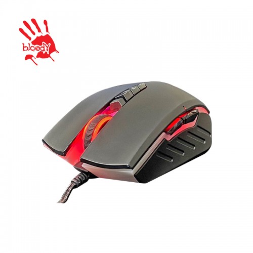 Bloody Mouse Gaming A70 Black Matte Light Strike Neon