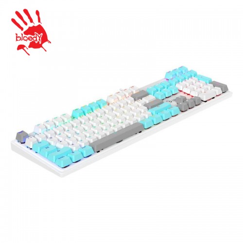 Bloody Keyboard Gaming Mechanical Switch S510N Icy White