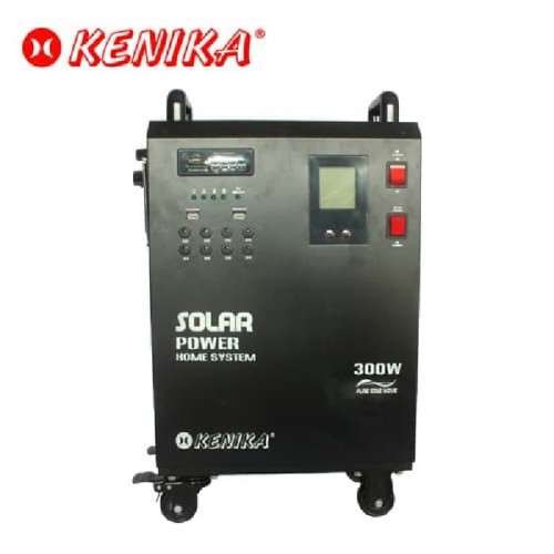 PAKET SOLAR HOME SYSTEM - INVERTER KENIKA AK-8642U + Panel Surya 50WP